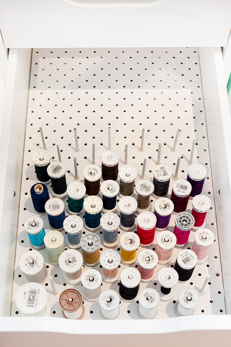 Clever Thread Storage - Ikea Hack